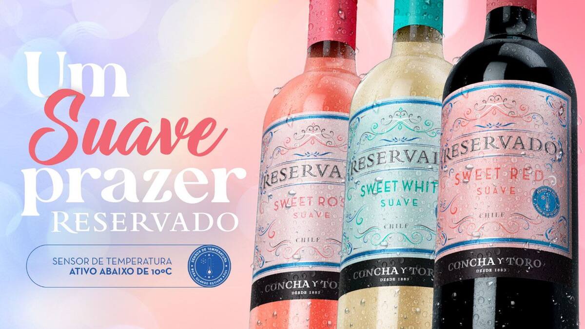 Reservado Concha Y Toro inova e lança sua linha suave - SuperHiper