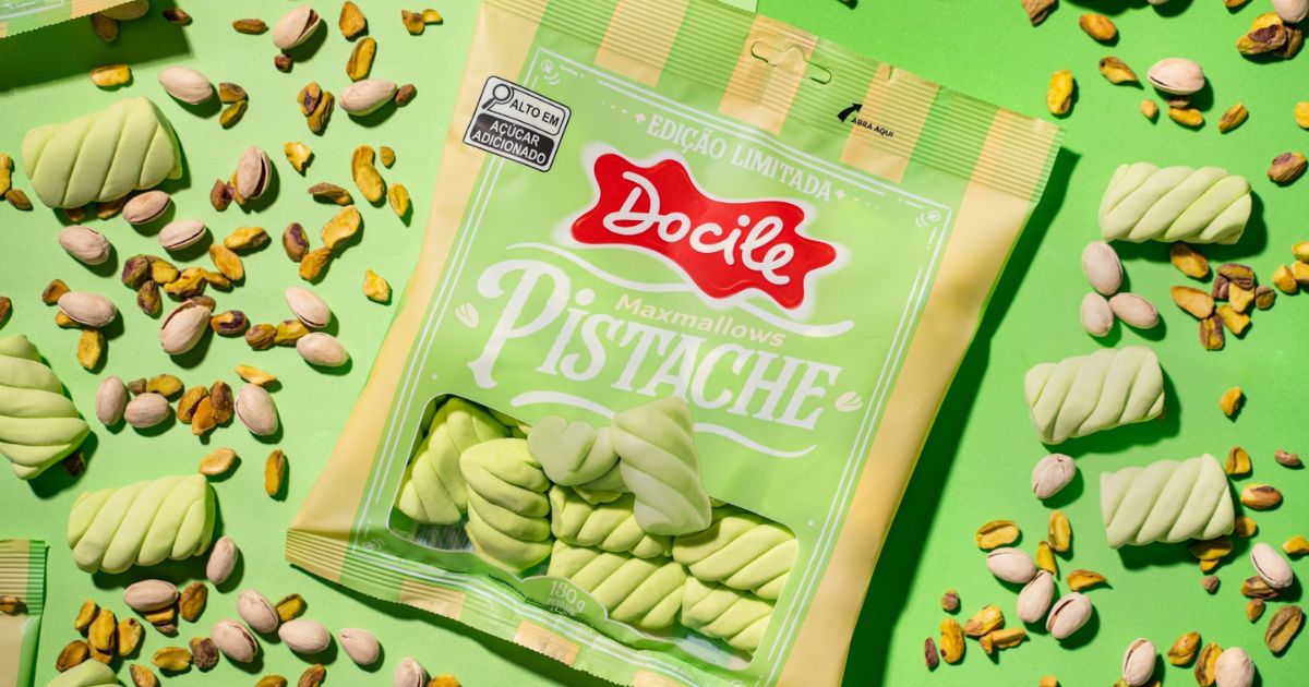 Docile é pioneira no lançamento do marshmallow pistache - SuperHiper