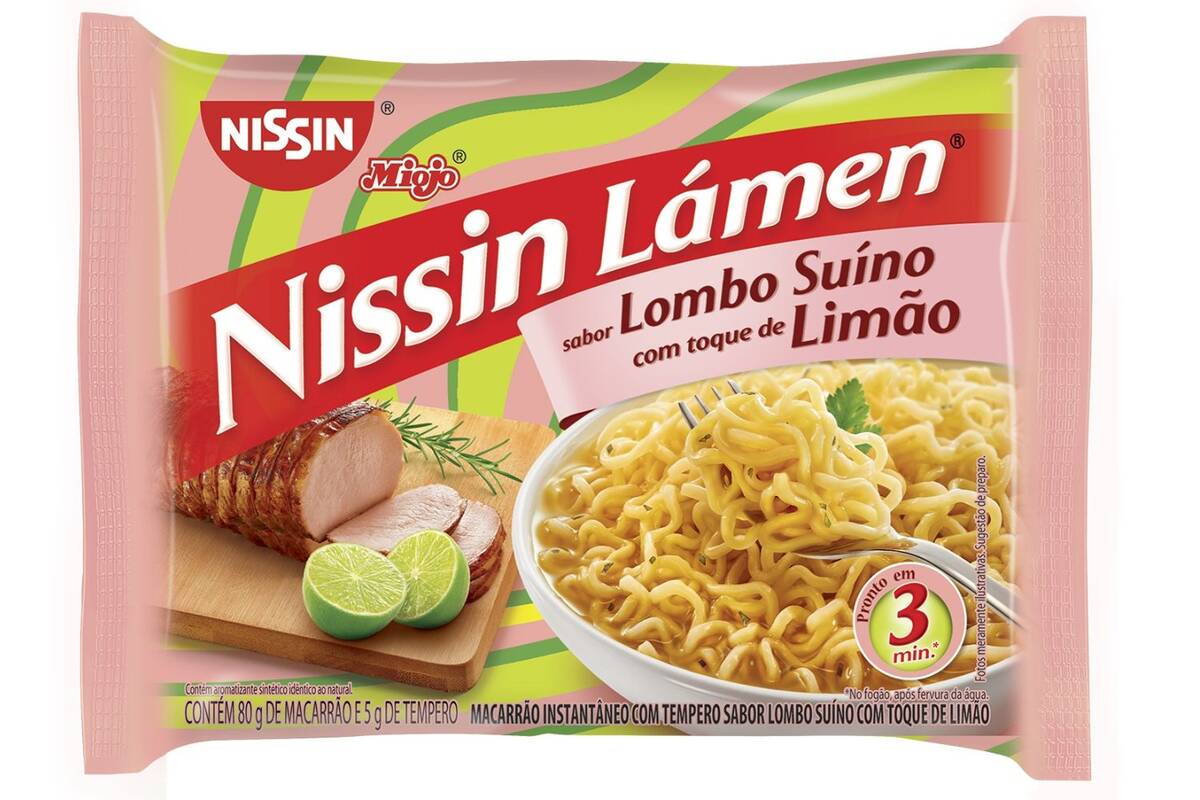 Nissin traz novo lámen sabor Lombo Suíno com toque de Limão - SuperHiper