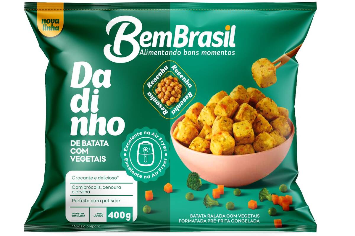 Bem Brasil lança Dadinho de Batata com Vegetais - SuperHiper
